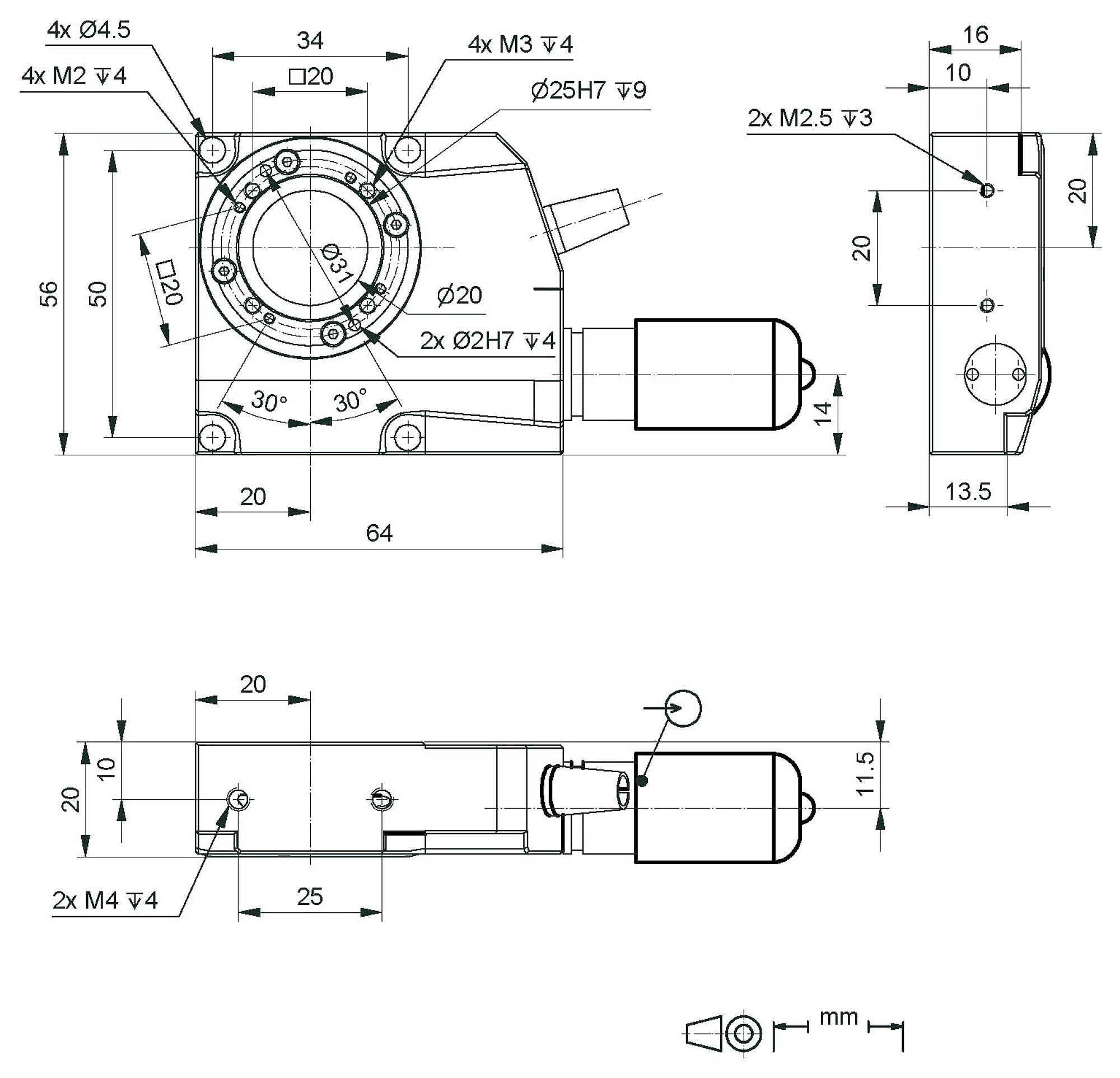 RS-40 Kompakter Rotationstisch