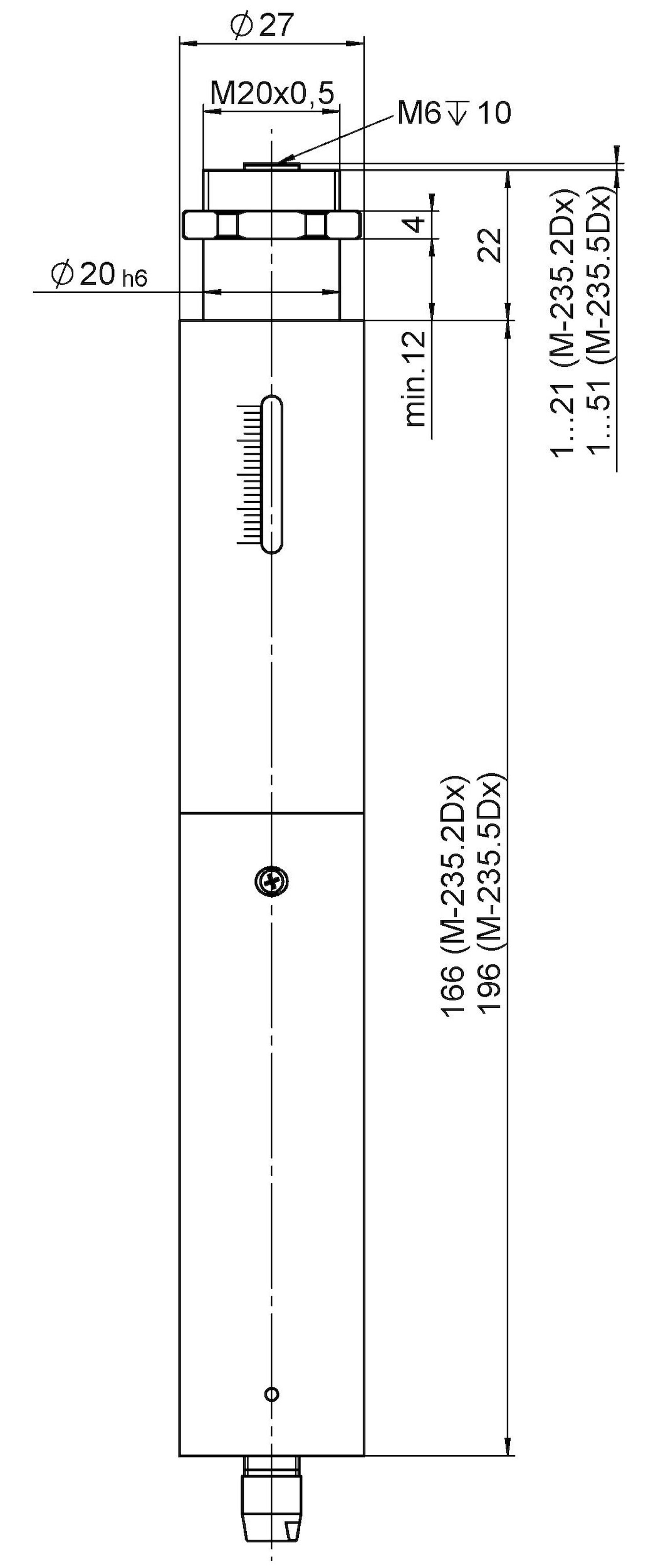 M-235 Hochauflösender Linearaktor mit DC-Motor