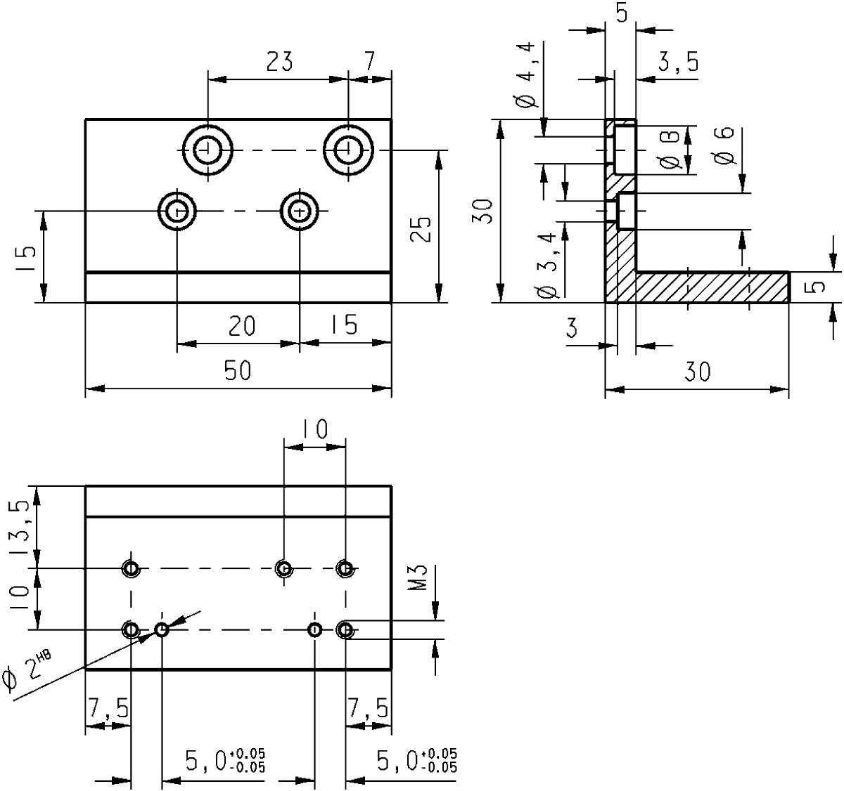 M-009.20 Adapterwinkel